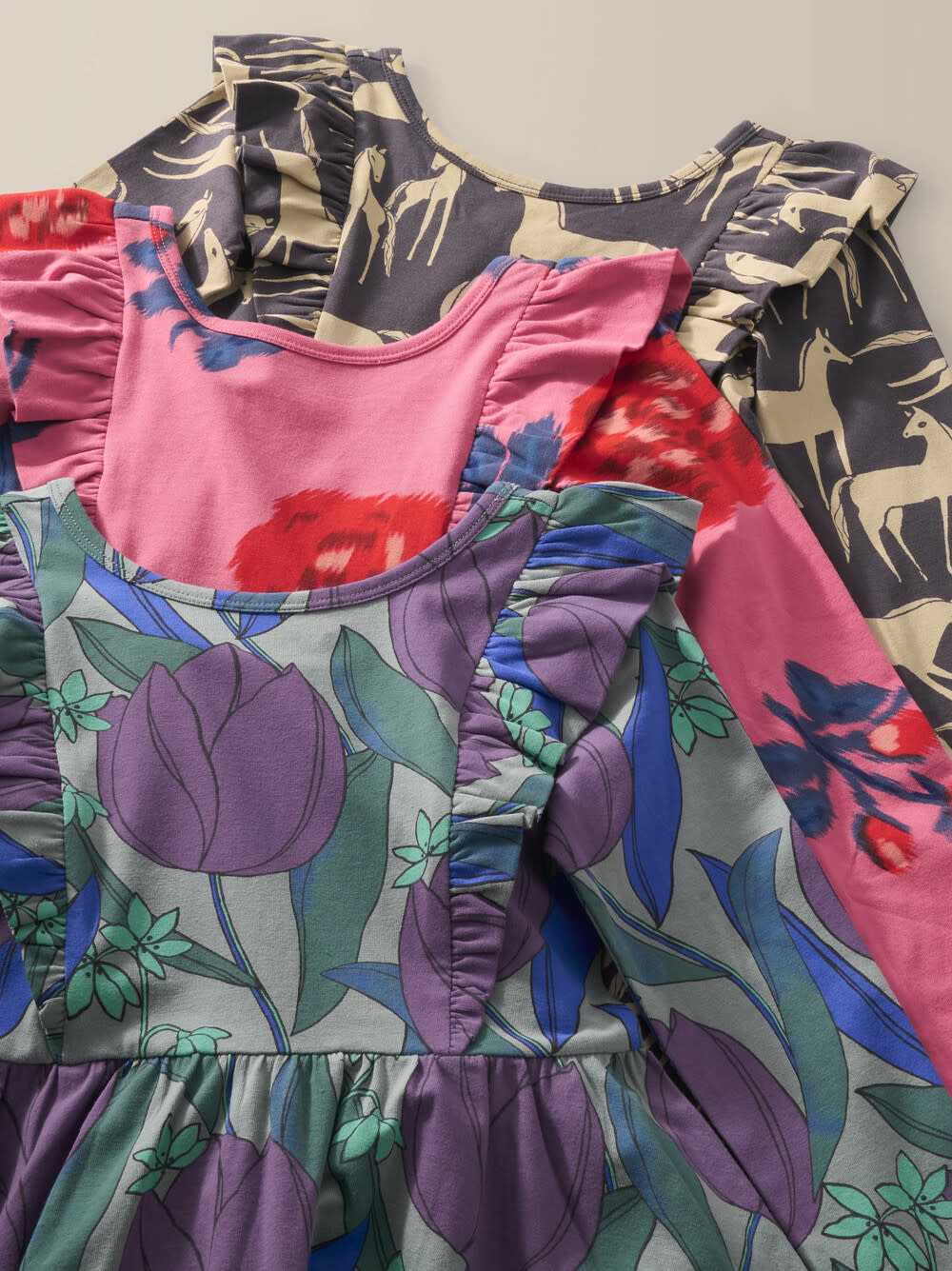 Ruffle Shoulder Ballet Dress - Fiddlesticks