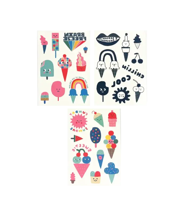 Mini Tattoo - Ice Cream Party - Fiddlesticks