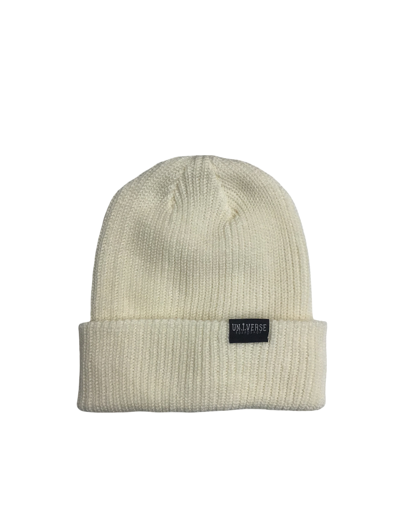 UNIVERSE - ACCENT 2.0 BEANIE IVORY - Universe Boardshop