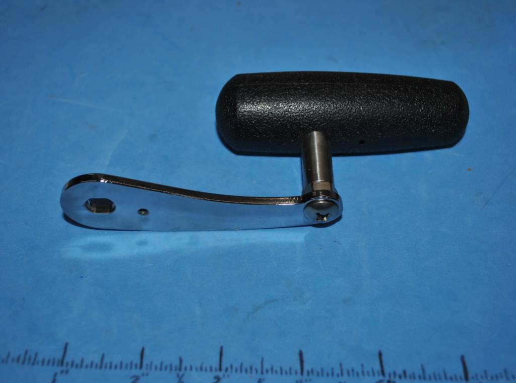 Penn 50T Chrome Power Handle With Black Grip - 24-50T - DadsOleTackle