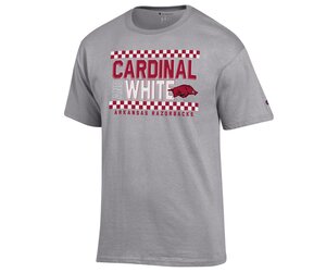 Razorback Cardinal & White Checker SST - The Stadium Shoppe On Razorback