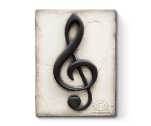 Treble Clef - ivory & birch