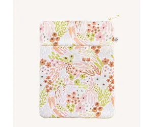 Limelight Floral Tablet Sleeve - ivory & birch