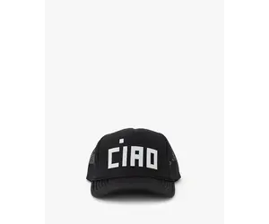 Black Trucker Hat- Ciao - ivory & birch