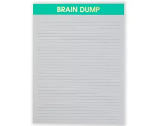 Brain Dump Large Memo Notepad - ivory & birch