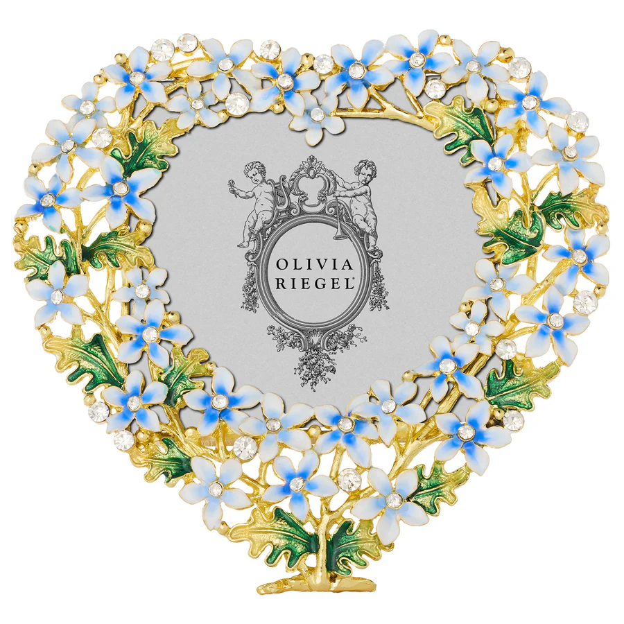 Daphne Heart Frame - ivory & birch