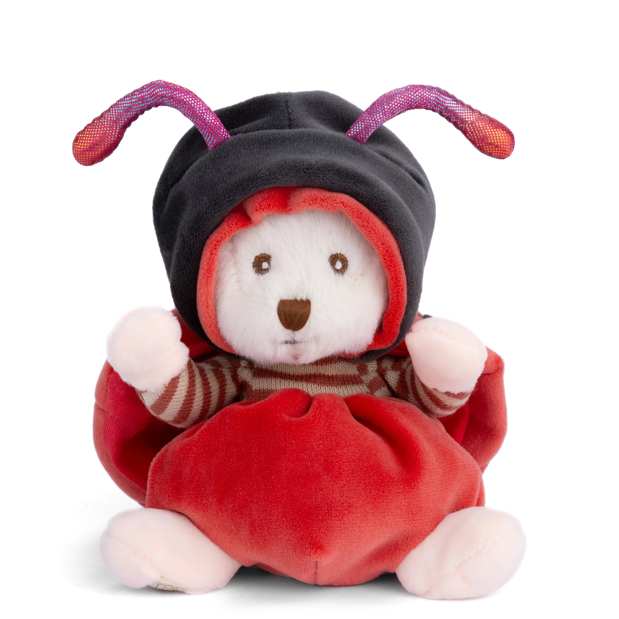 Ziggy Ladybug - ivory & birch