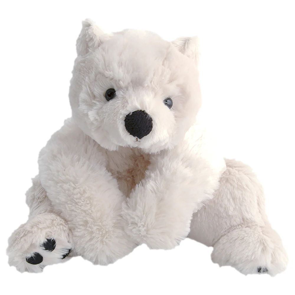 Antonio Baby Polar Bear - ivory & birch