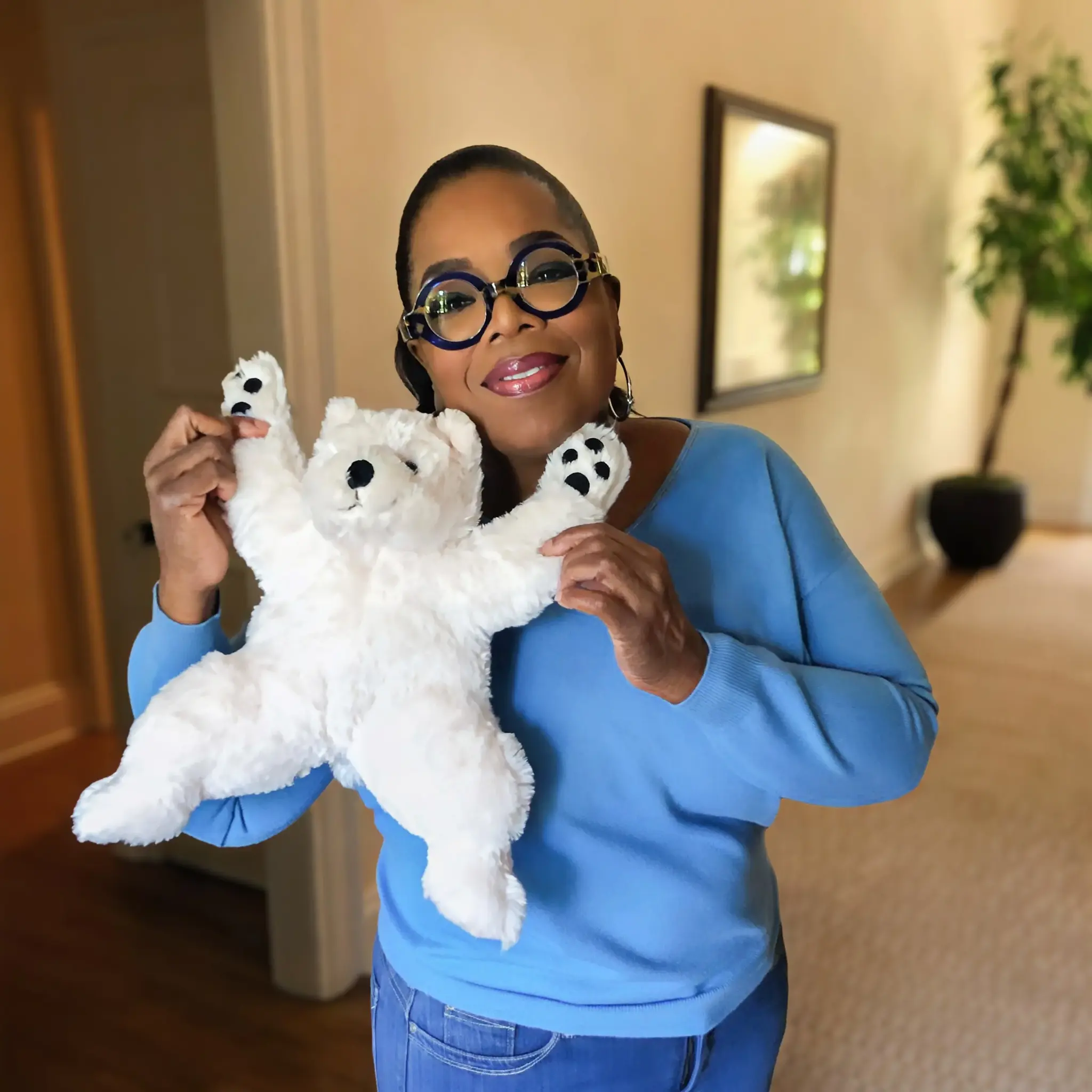 Antonio Baby Polar Bear - ivory & birch