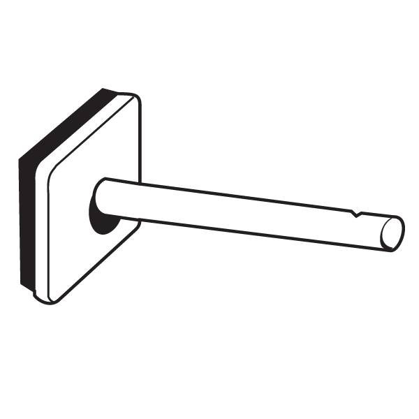 Crochet auto-collant blanc 4211 - Mobico - Mobico inc.