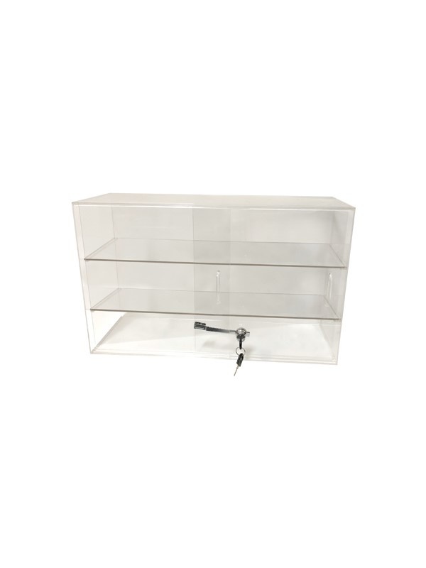 Counter top Acrylic display case 24" x 12" x 16"H - Mobico inc.