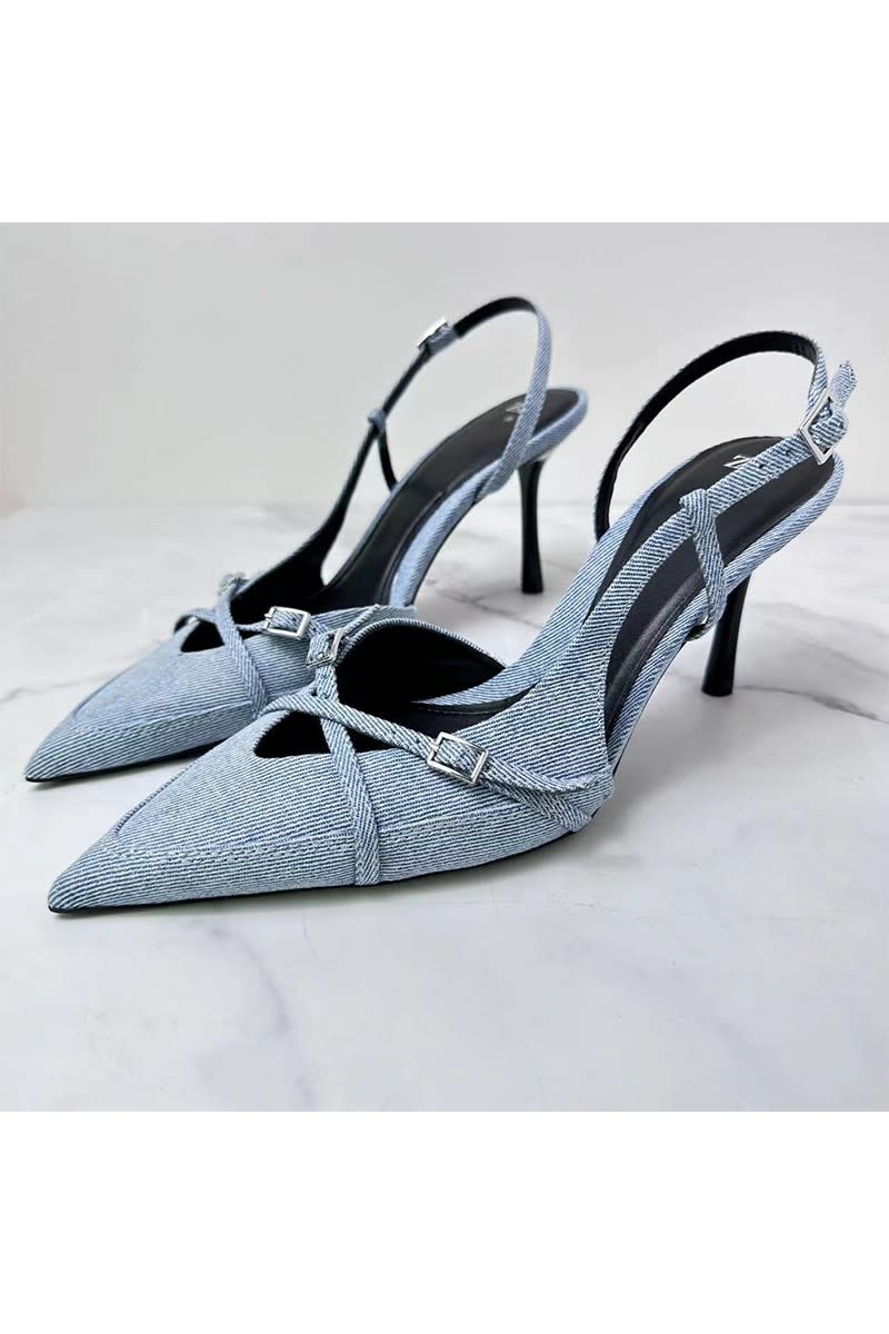 Catarina Denim Pumps