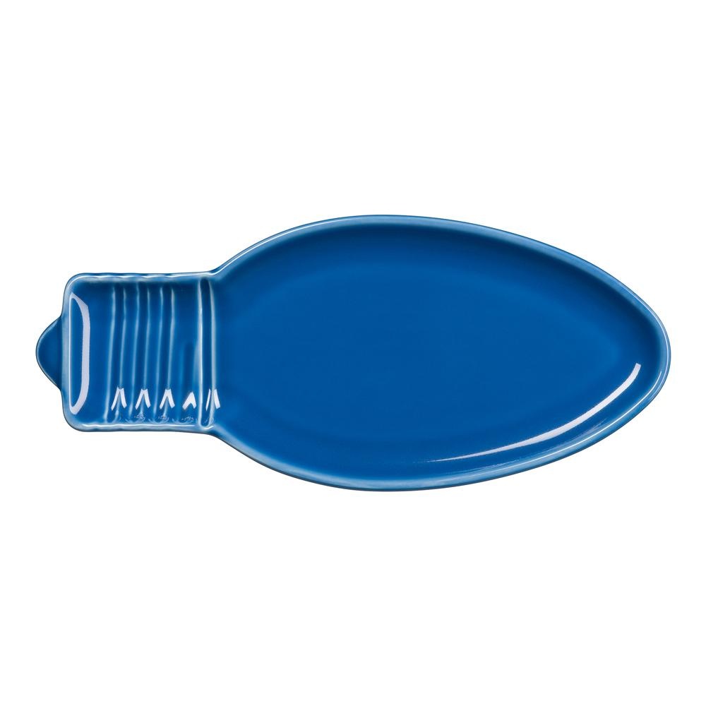 Light Bulb Plate Lapis - Canton Dish Barn