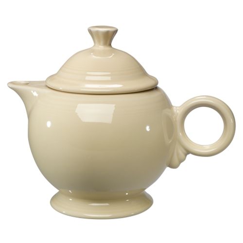 Covered Teapot Fiesta® Ivory - Canton Dish Barn