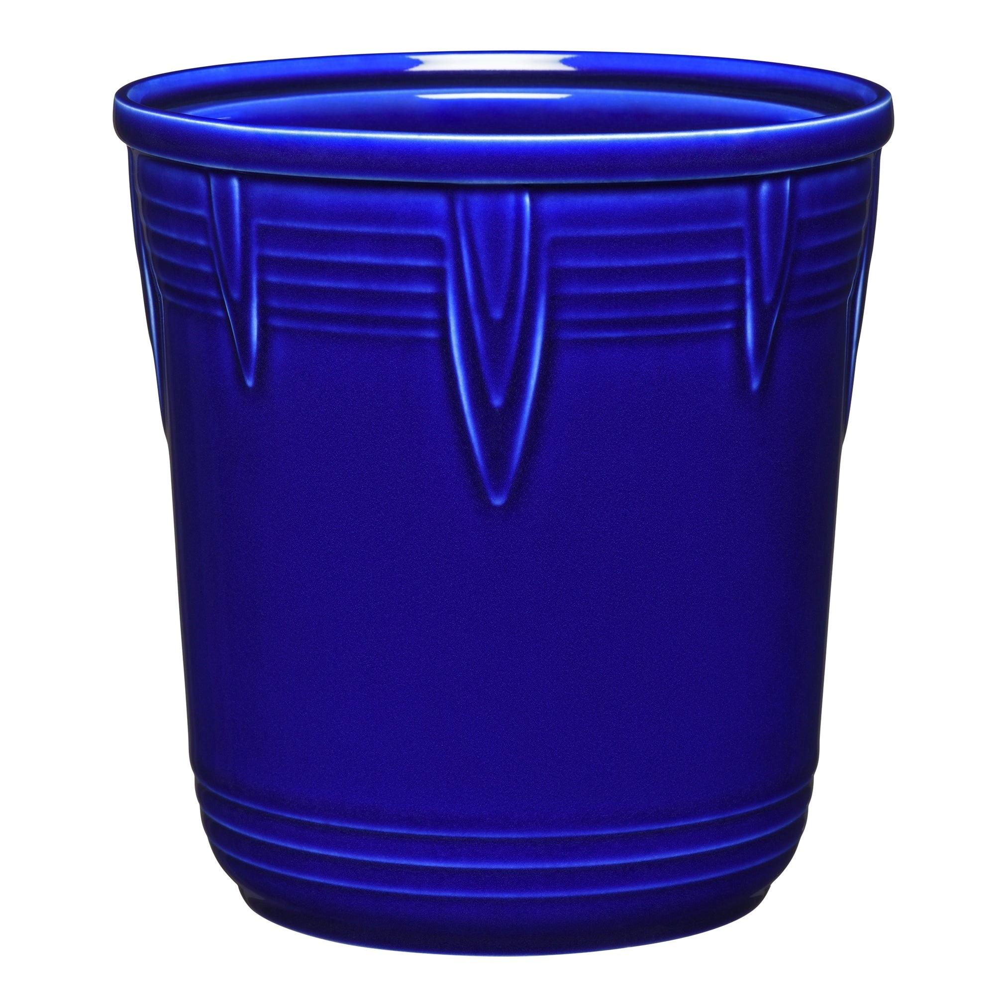 Chevron Utensil Crock Twilight - Canton Dish Barn