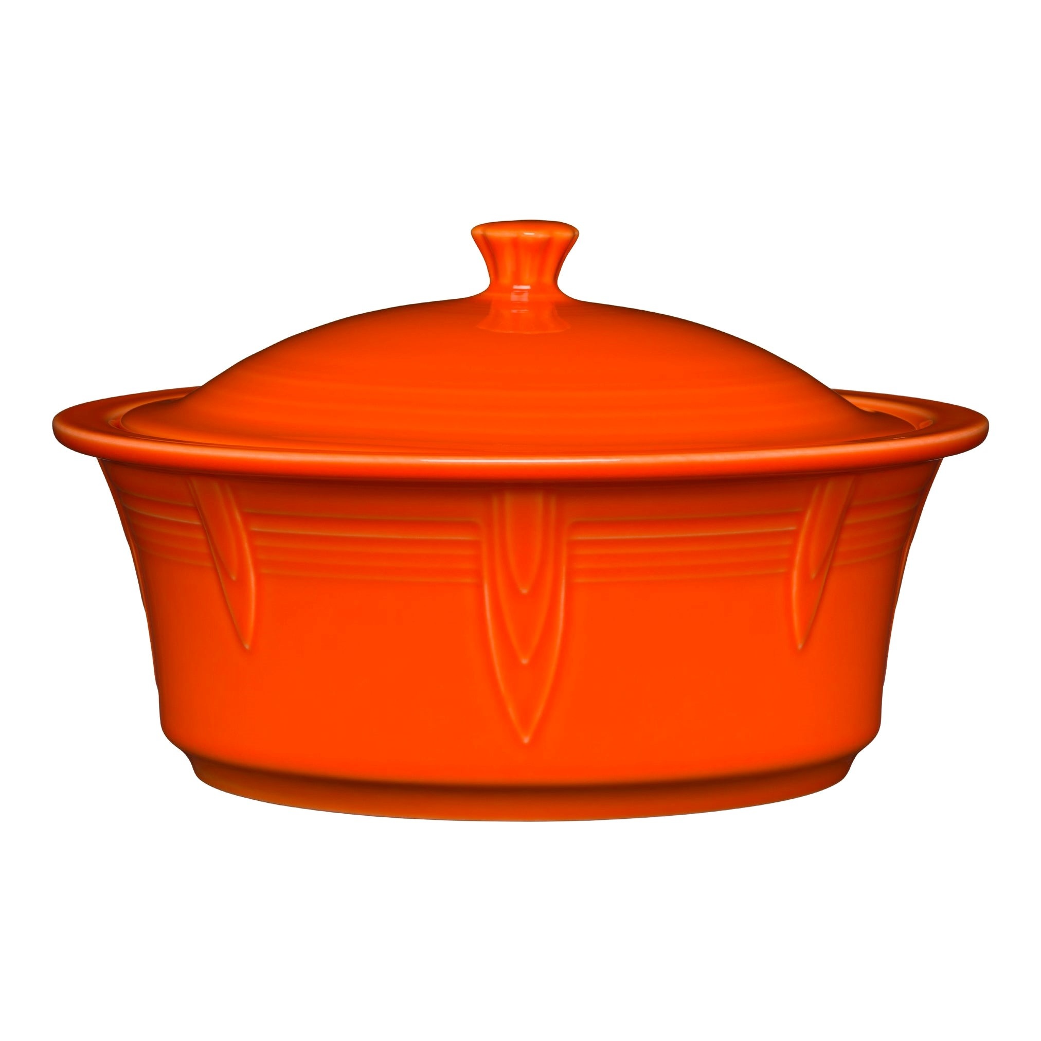Large Covered Casserole 90 oz NEW Poppy - Canton Dish Barn