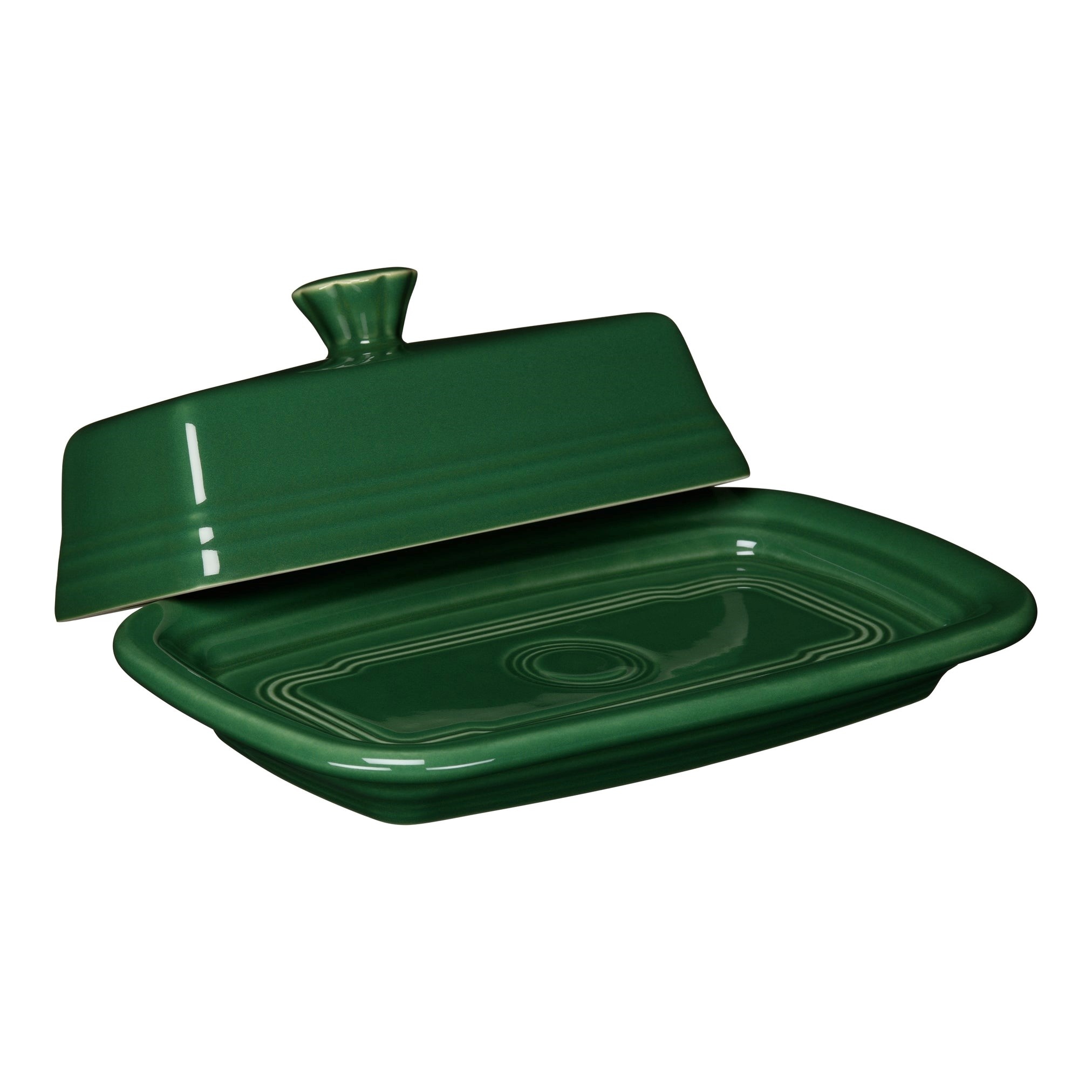 Extra Large Covered Butter Jade - Canton Dish Barn