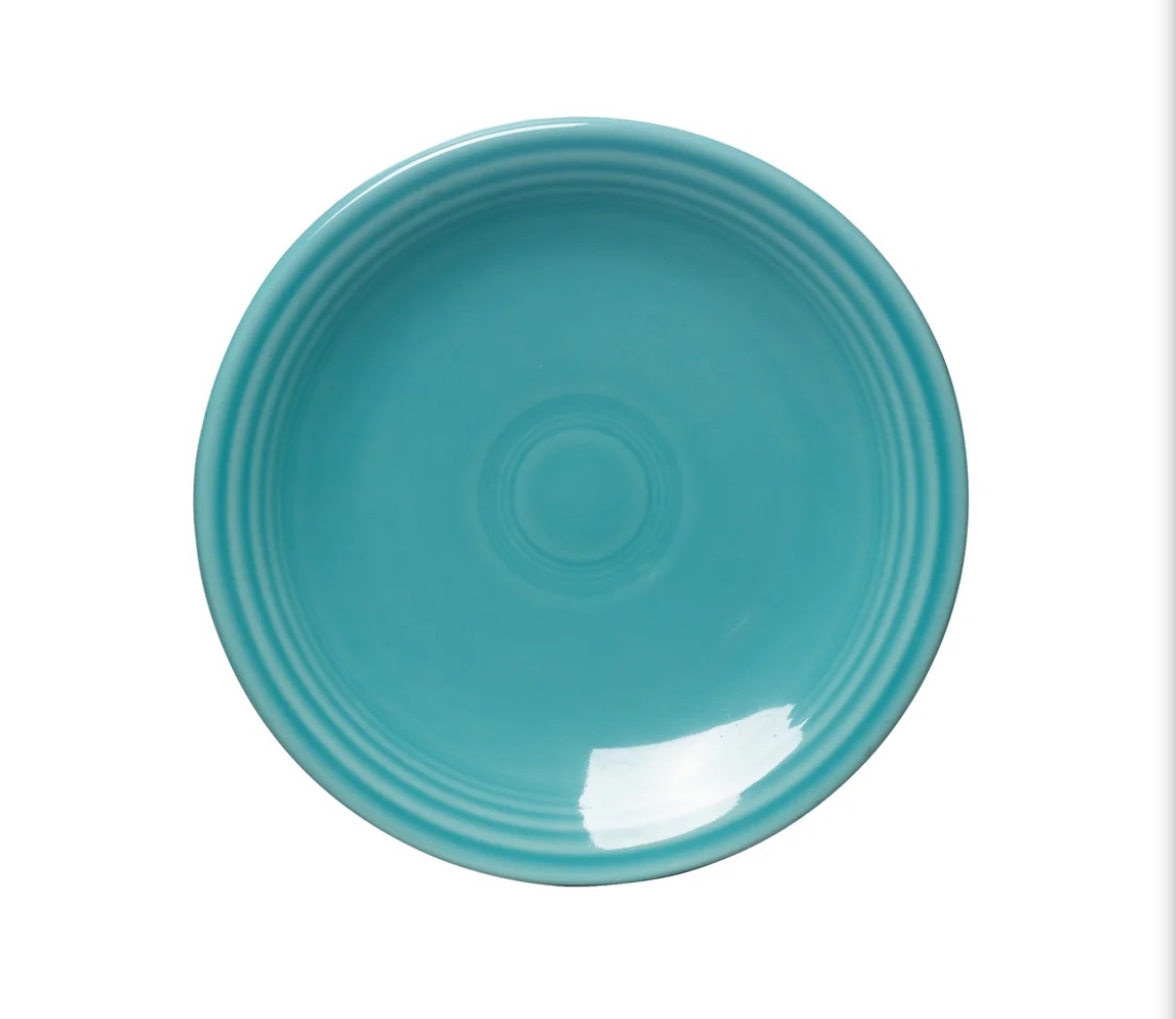 Classic Rim Appetizer Plate 6 1/8 Turquoise - Canton Dish Barn