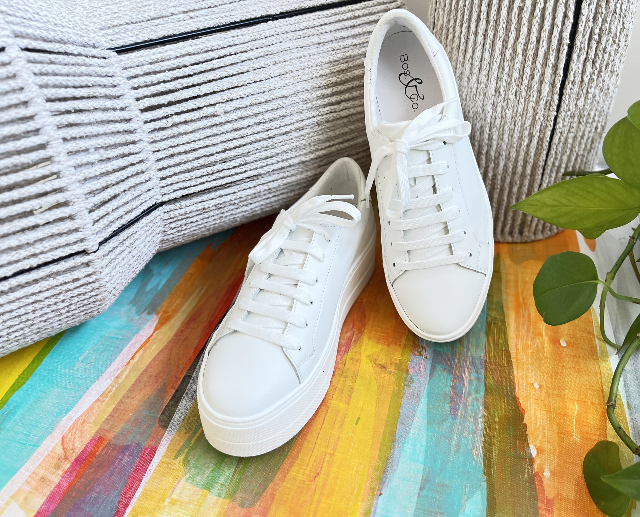 Bos & co Maya White | Tony Pappas - Tony Pappas - Footwear store