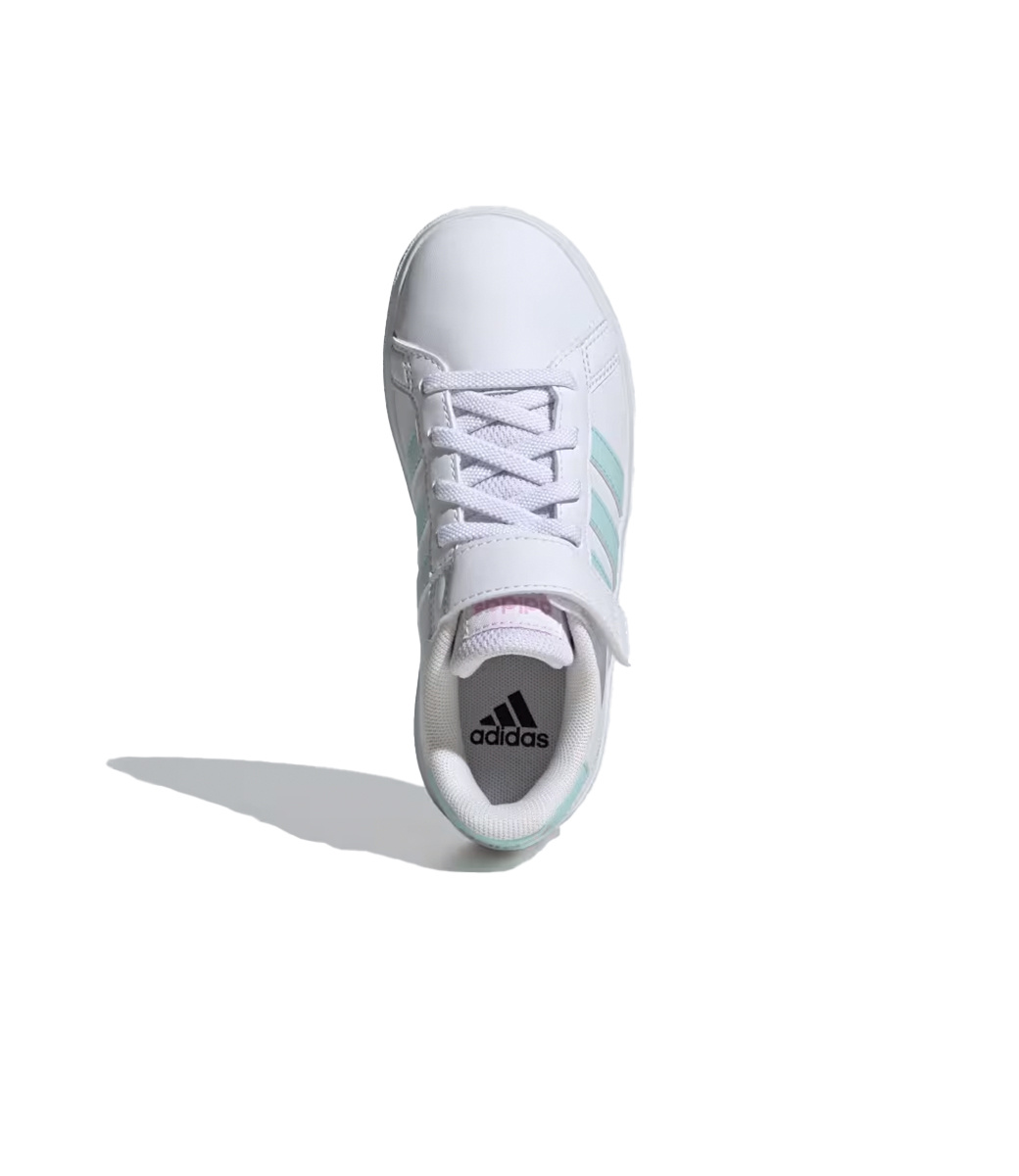 Adidas Grand Court 2.0 EL K Cloud White/Semi Flash Aqua / Bliss Lilac ...