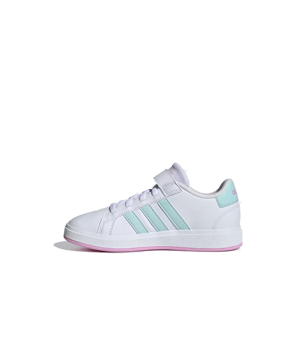 Adidas Grand Court 2.0 EL K Blanc / Aqua / Lilas| Tony Pappas - Tony ...