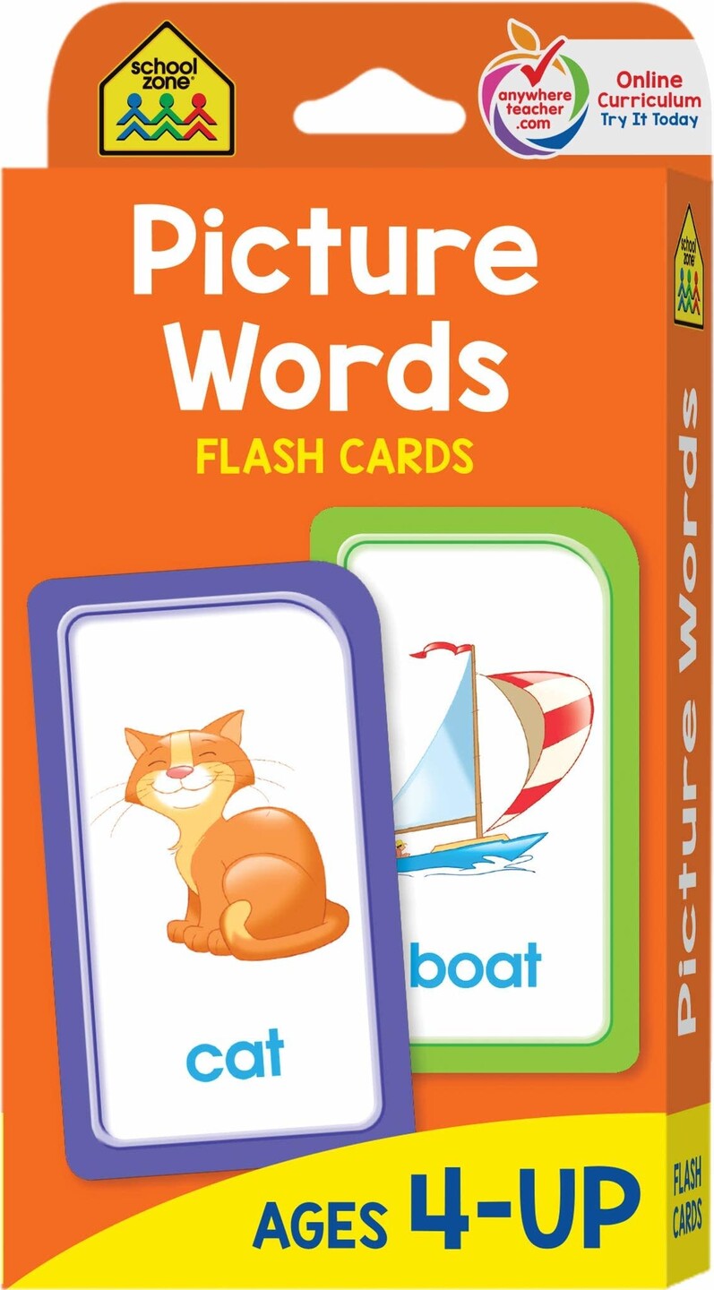 School Zone Flash Cards Picture Words - Minds Alive! Toys Crafts Books