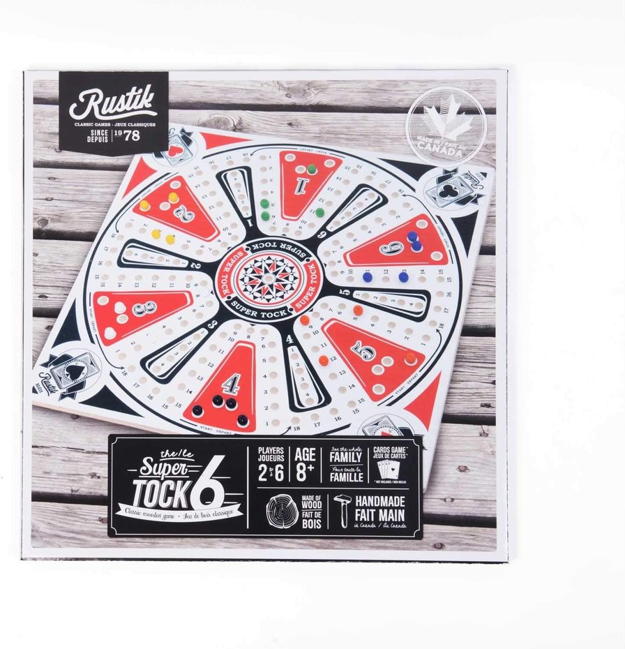 Rustik Game Super Tock 6 Players - Minds Alive! Toys Crafts Books