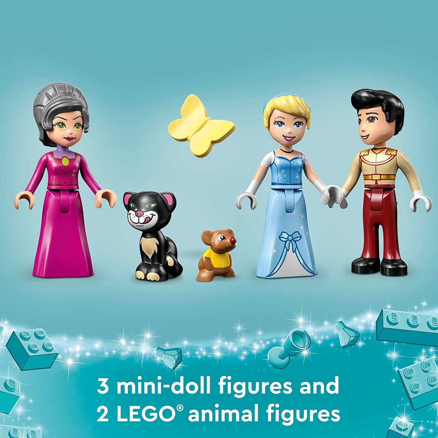 Lego Disney Cinderalla & Prince Charming's Castle - Minds Alive! Toys ...