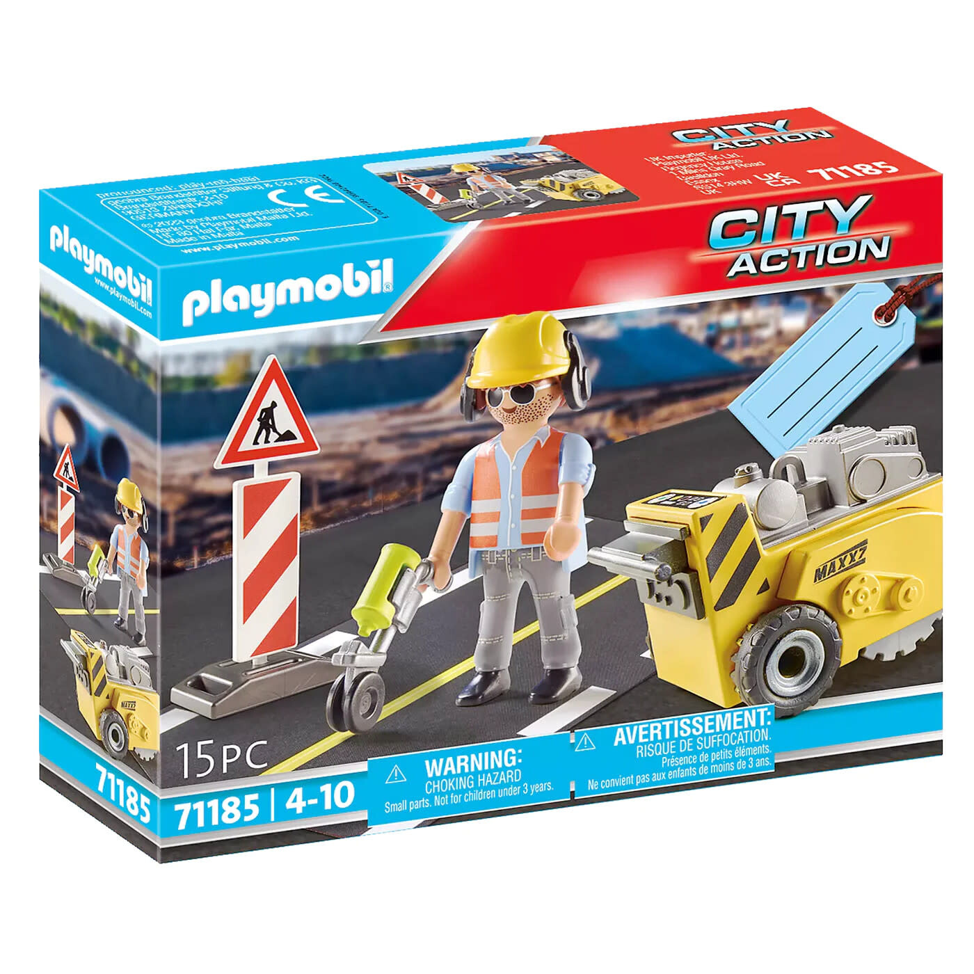 Playmobil Gift Set Construction Worker - Minds Alive! Toys Crafts Books
