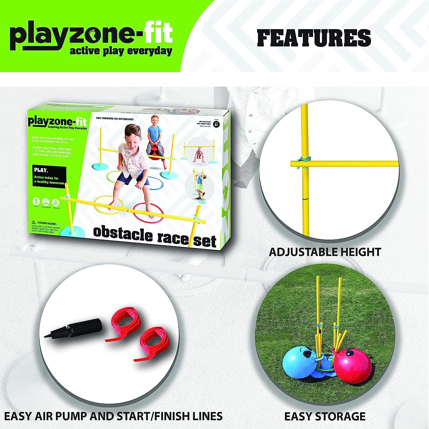 Playzone-Fit Obstacle Race Set - Minds Alive! Toys Crafts Books