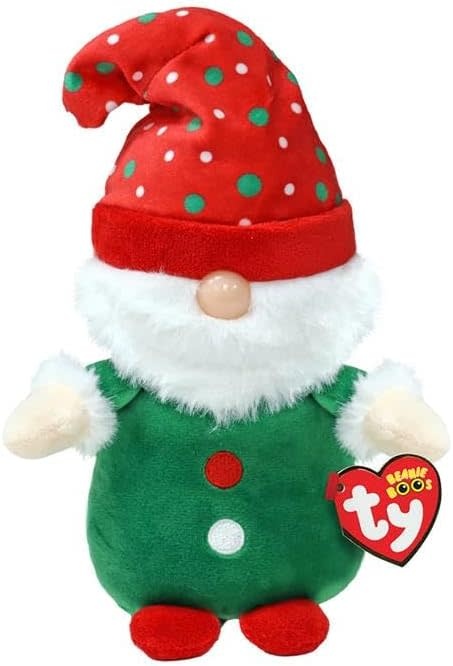 Ty Beanie Boo Regular Christmas Gnome Gnolan - Minds Alive! Toys Crafts ...
