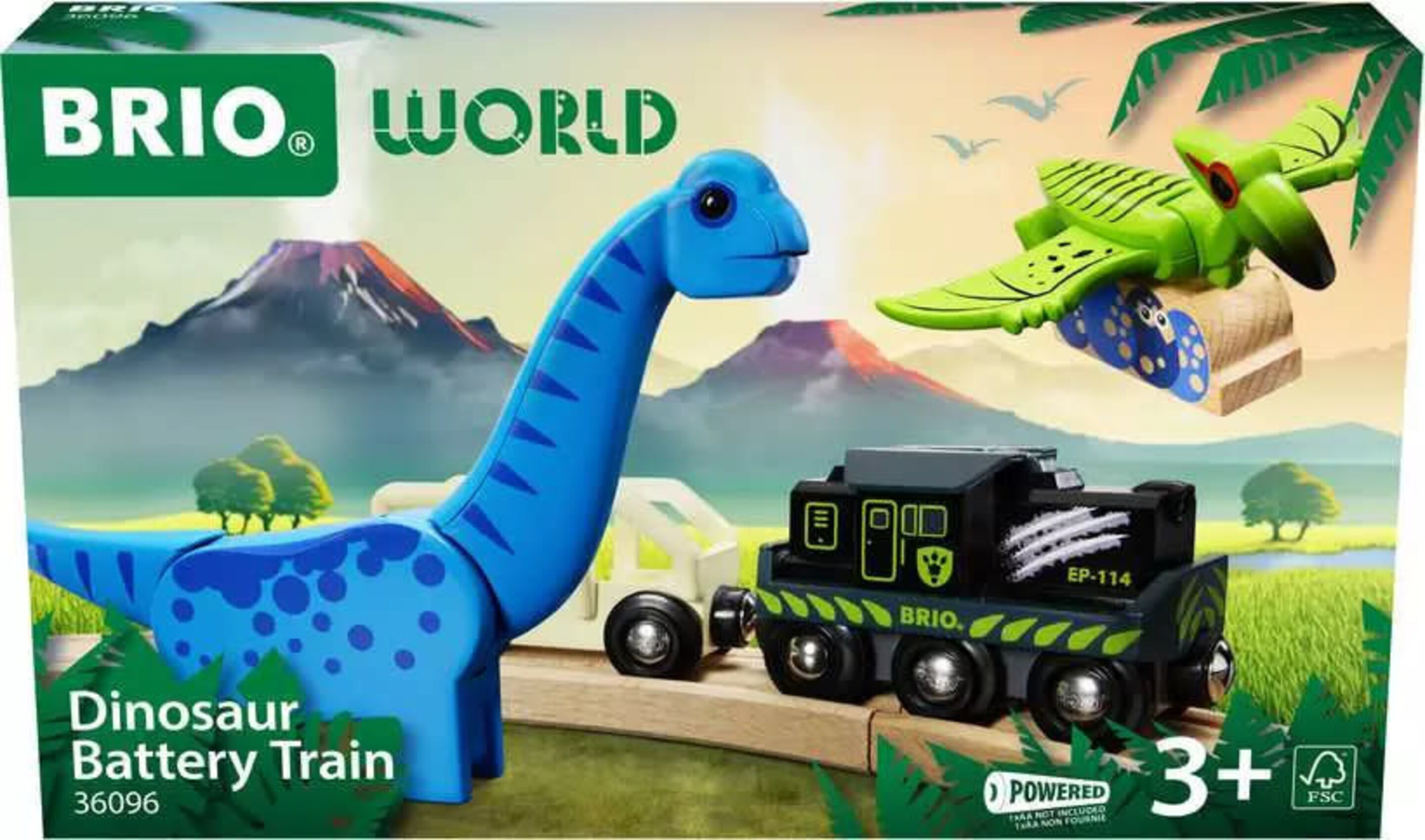 Brio Train Dinosaur Battery Train - Minds Alive! Toys Crafts Books