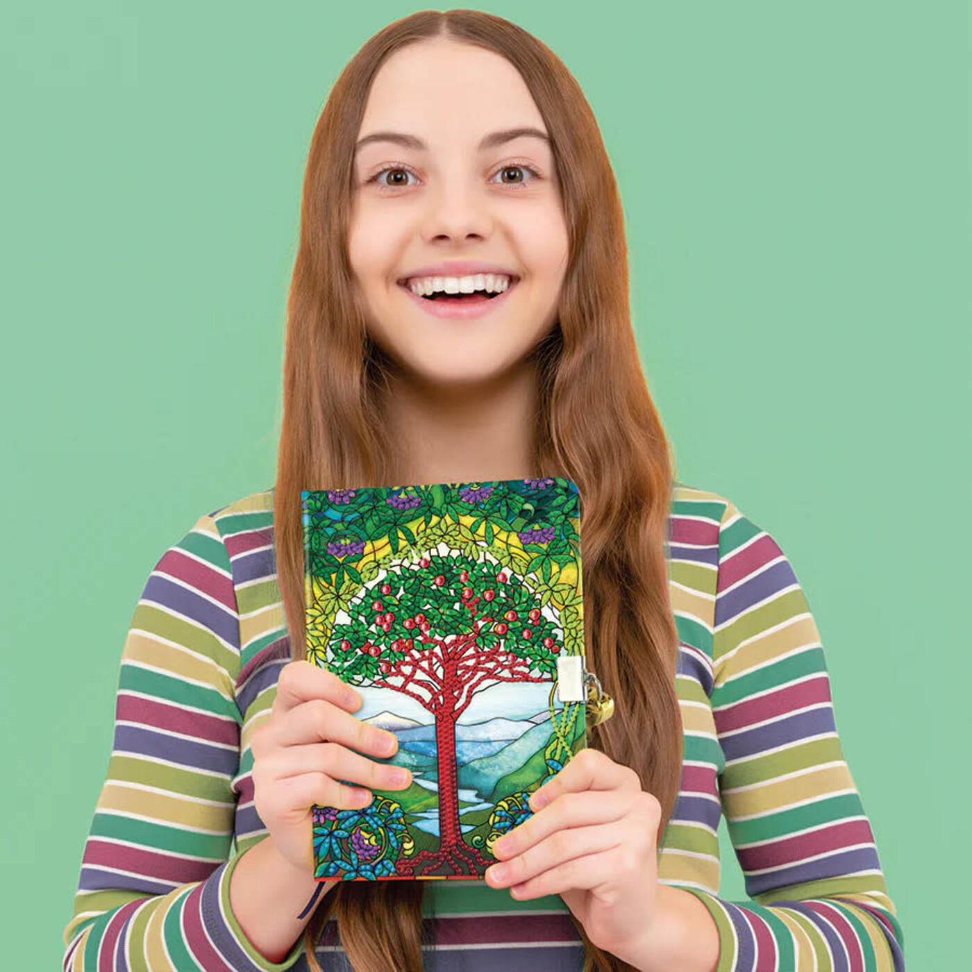 Crystal Art Secret Diary Kit Tree of Life - Minds Alive! Toys Crafts Books
