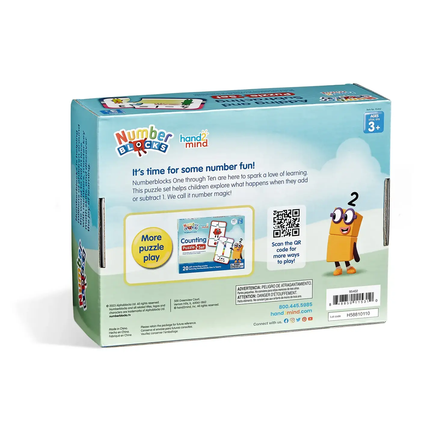 NumberBlocks Adding and Subtracting Puzzle Set - Minds Alive! Toys ...