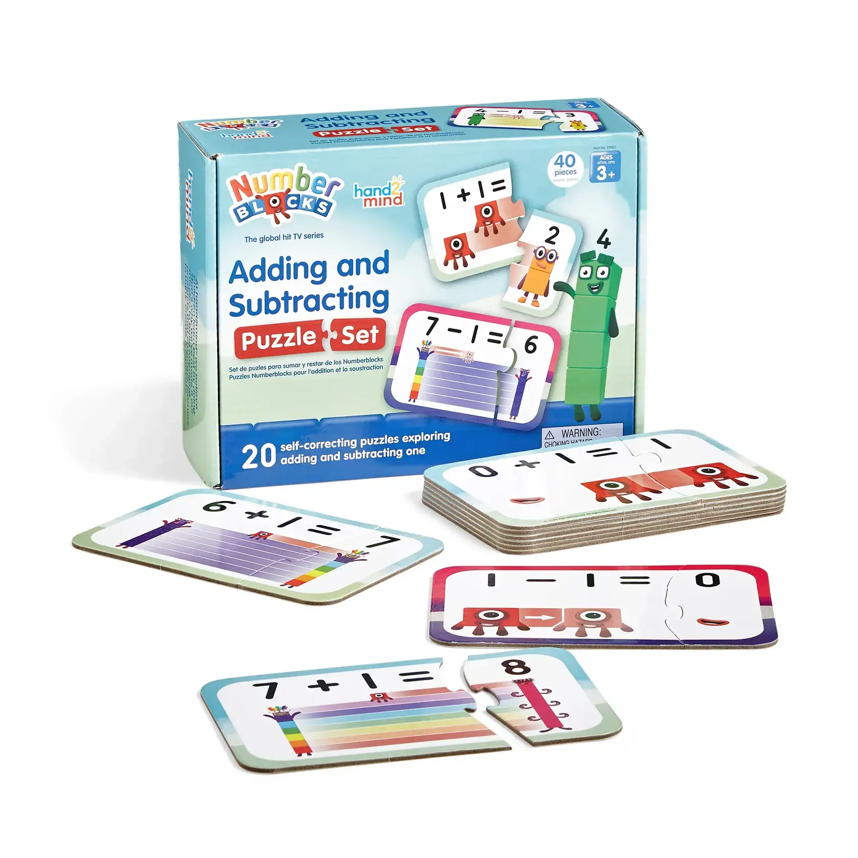 NumberBlocks Adding and Subtracting Puzzle Set - Minds Alive! Toys ...
