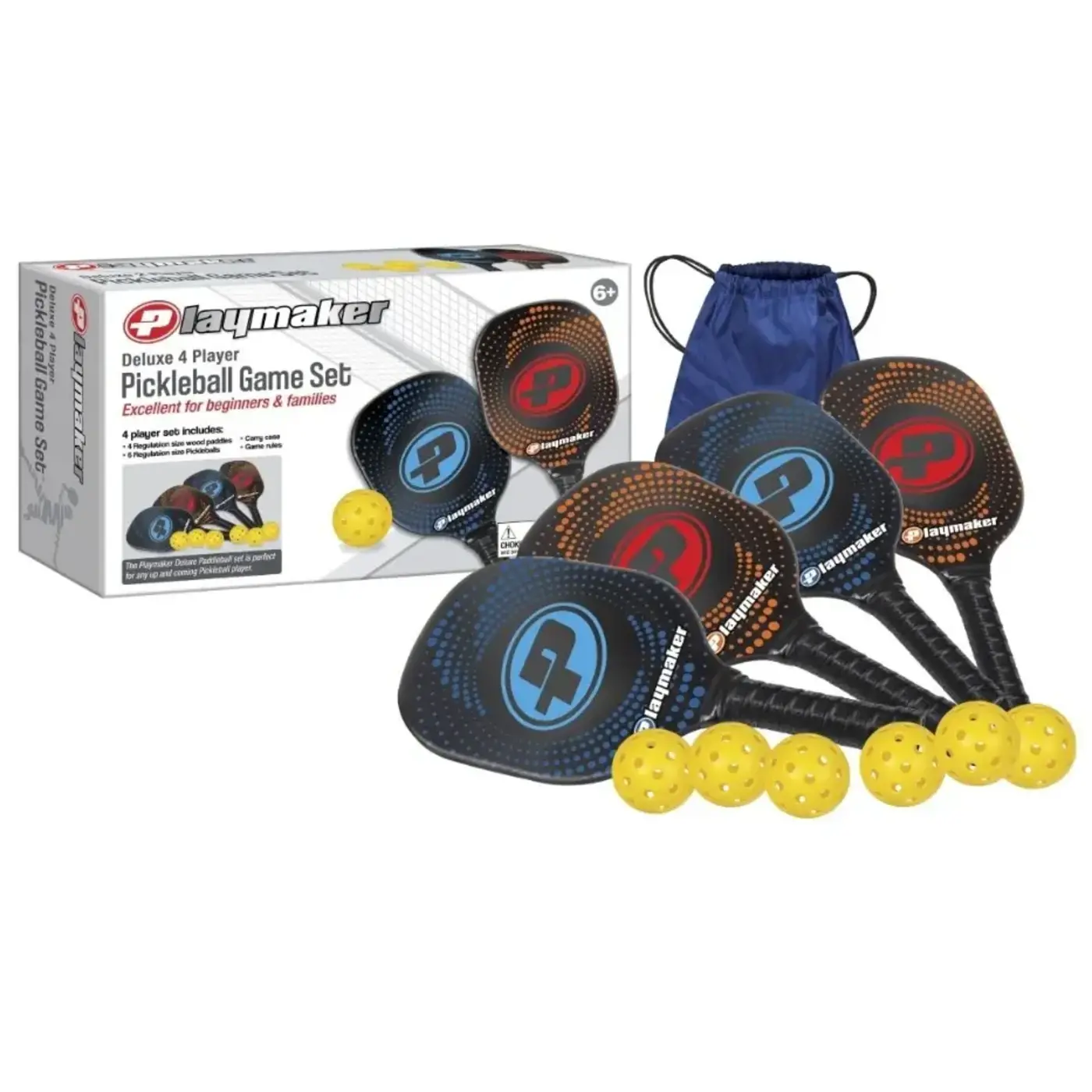 Pickleball Game Set Deluxe 4 Player - Minds Alive! Toys Crafts Books