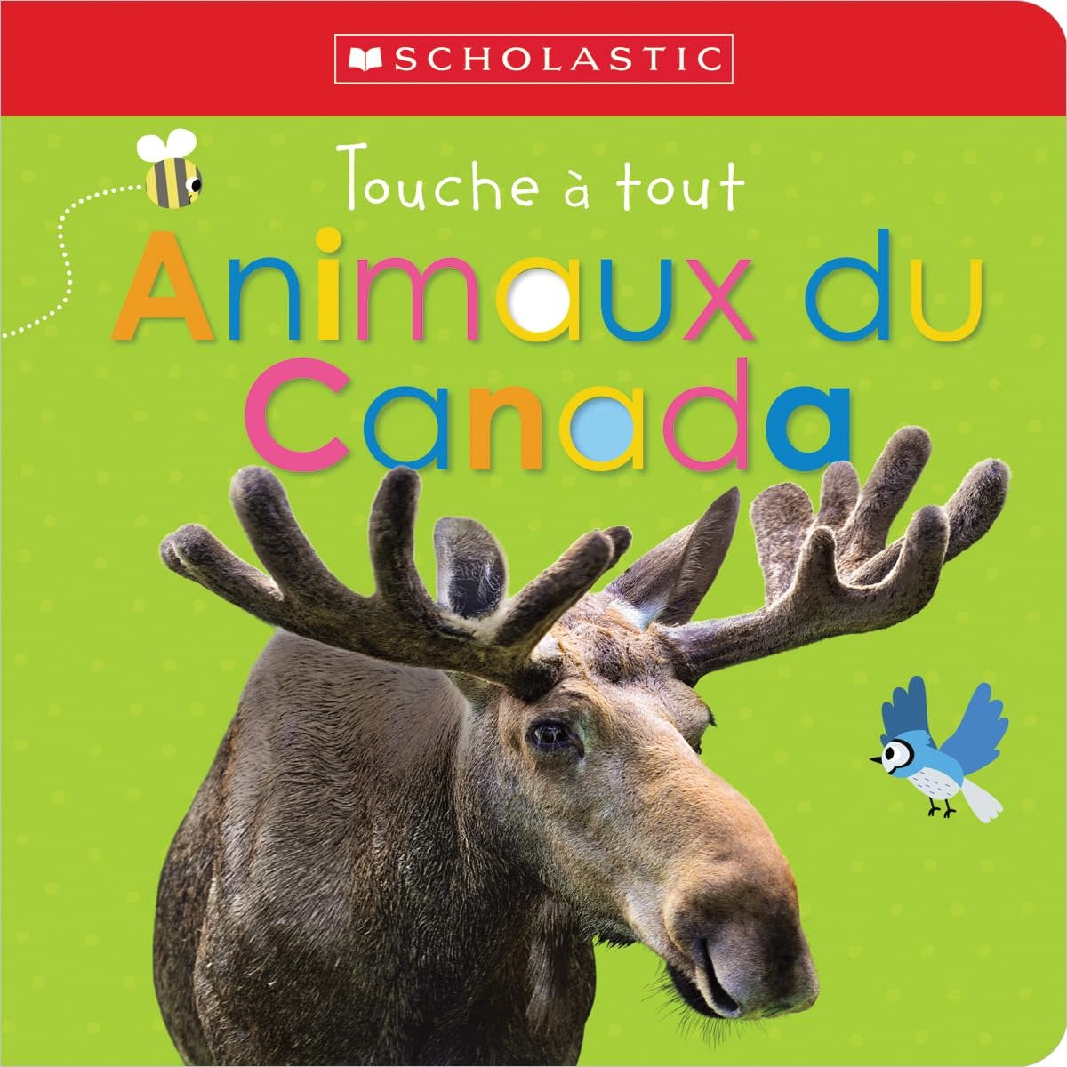 French Board Book: Touche à tout : Animaux du Canada (Animals of Canada ...