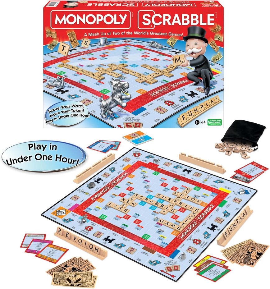 Monopoly Scrabble Game - Minds Alive! Toys Crafts Books