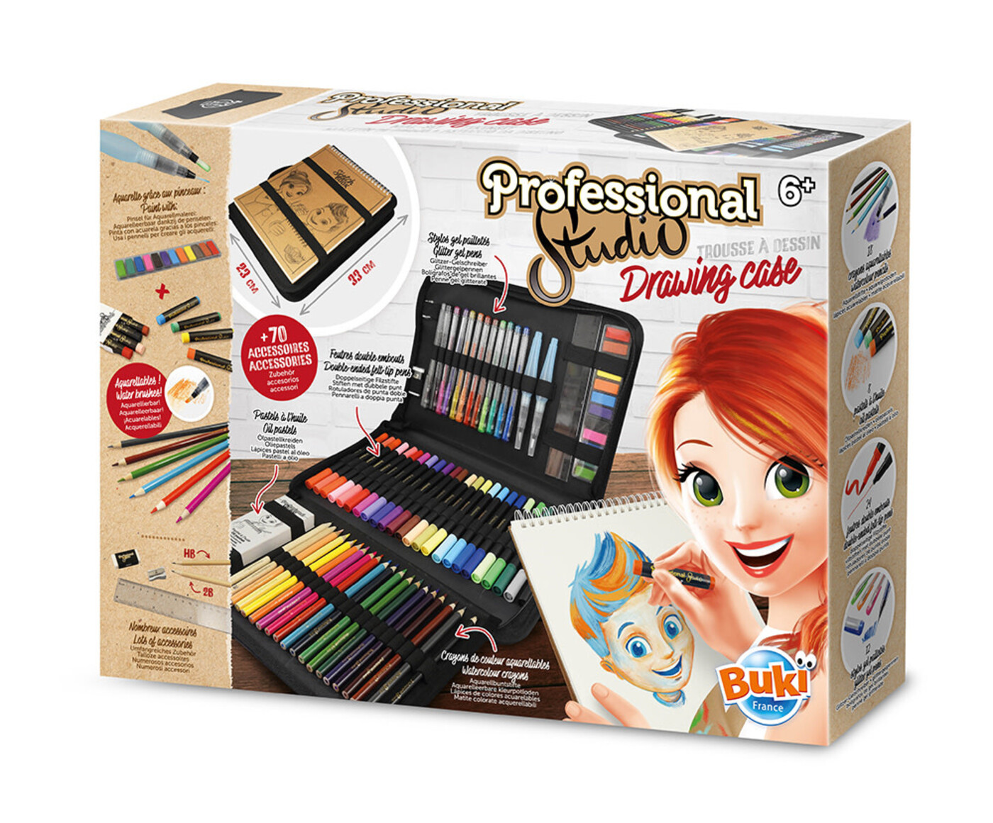 Buki Professional Studio Drawing Kit - Minds Alive! Toys Crafts Books