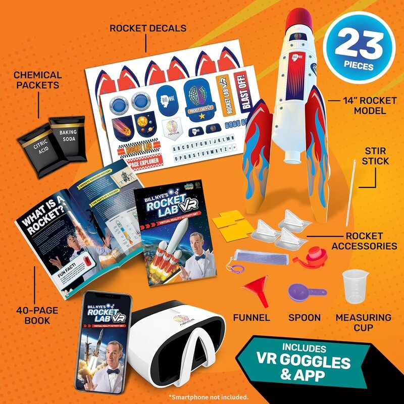 Bill Nye's VR Rocket Lab - Minds Alive! Toys Crafts Books