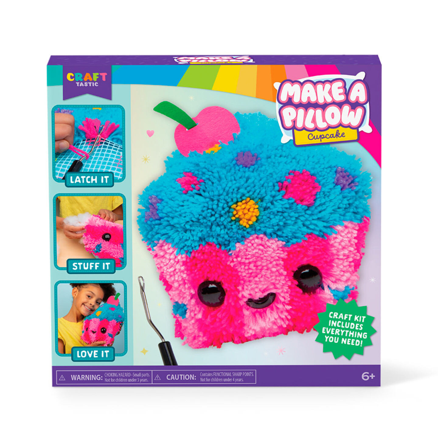 Crafttastic Make-A-Pillow Cupcake - Minds Alive! Toys Crafts Books