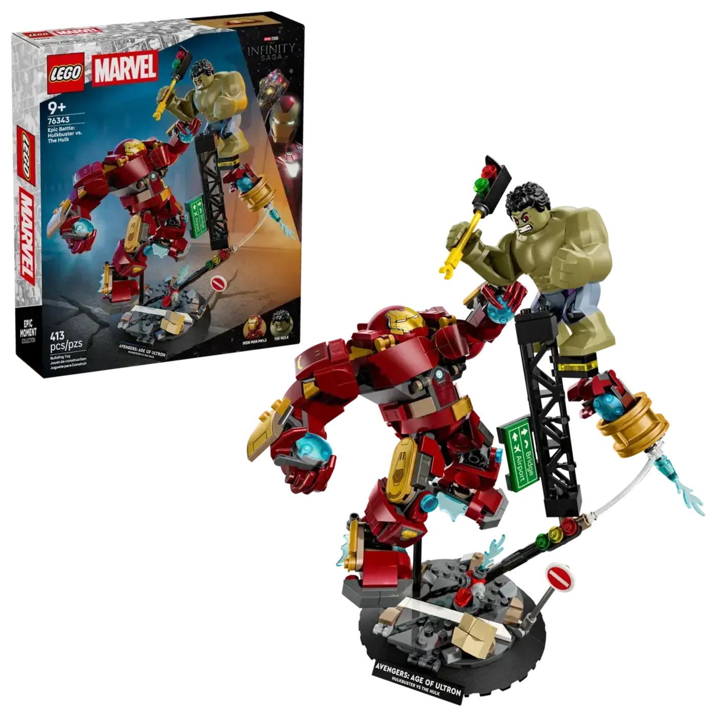 Lego Marvel Epic Battle: Hulkbuster vs The Hulk - Minds Alive! Toys ...