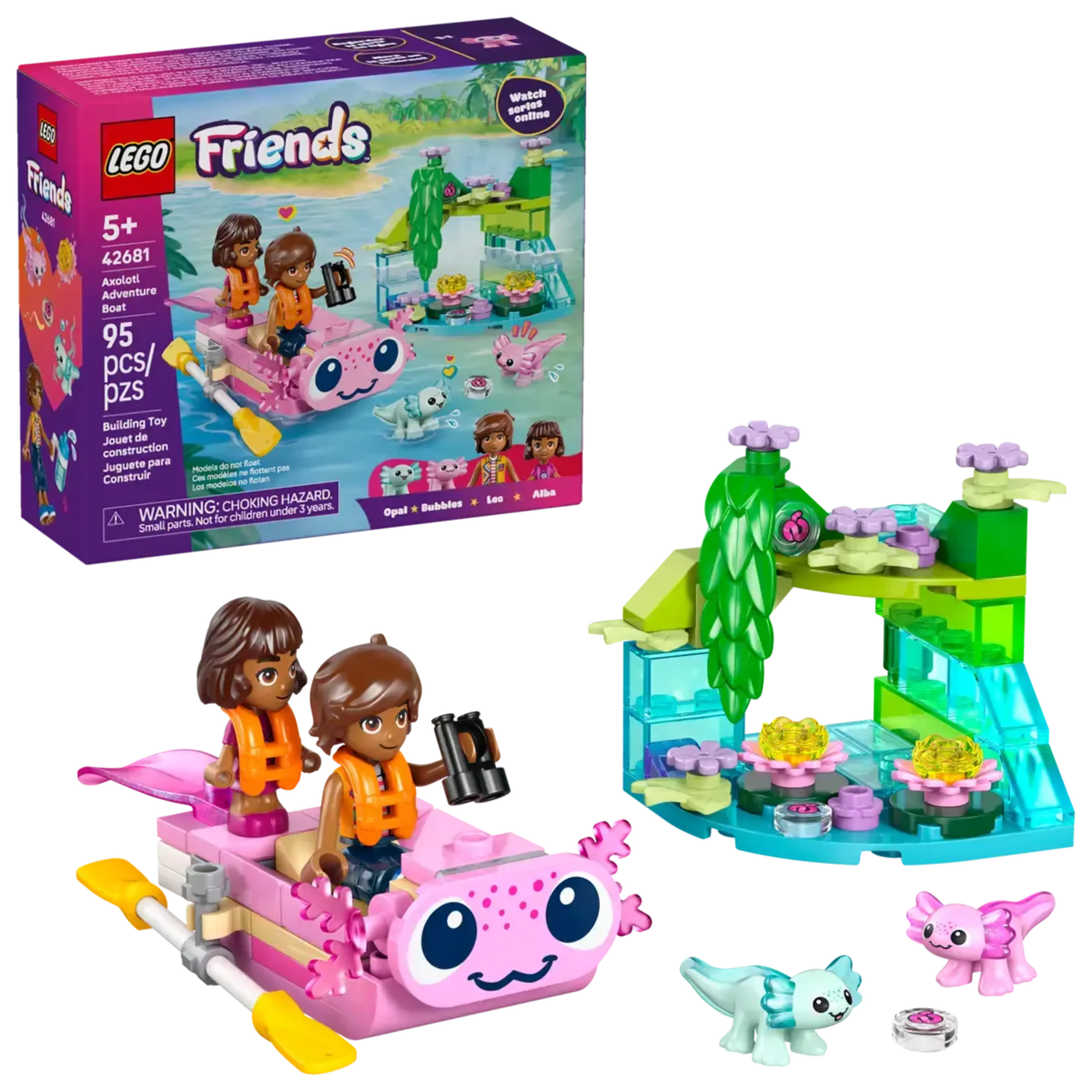 Lego Friends Axolotl Adventure Boat - Minds Alive! Toys Crafts Books