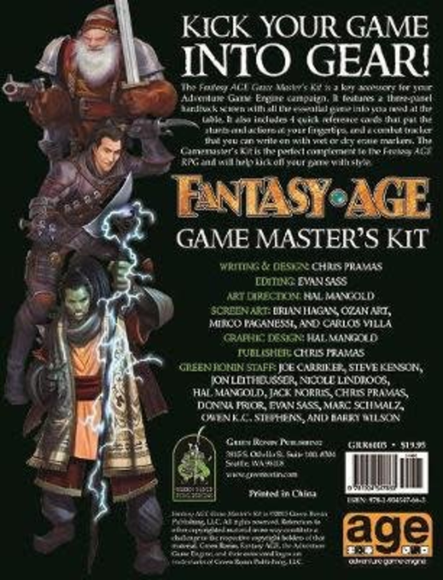 Fantasy Age RPG: GM Screen - Family Time Games