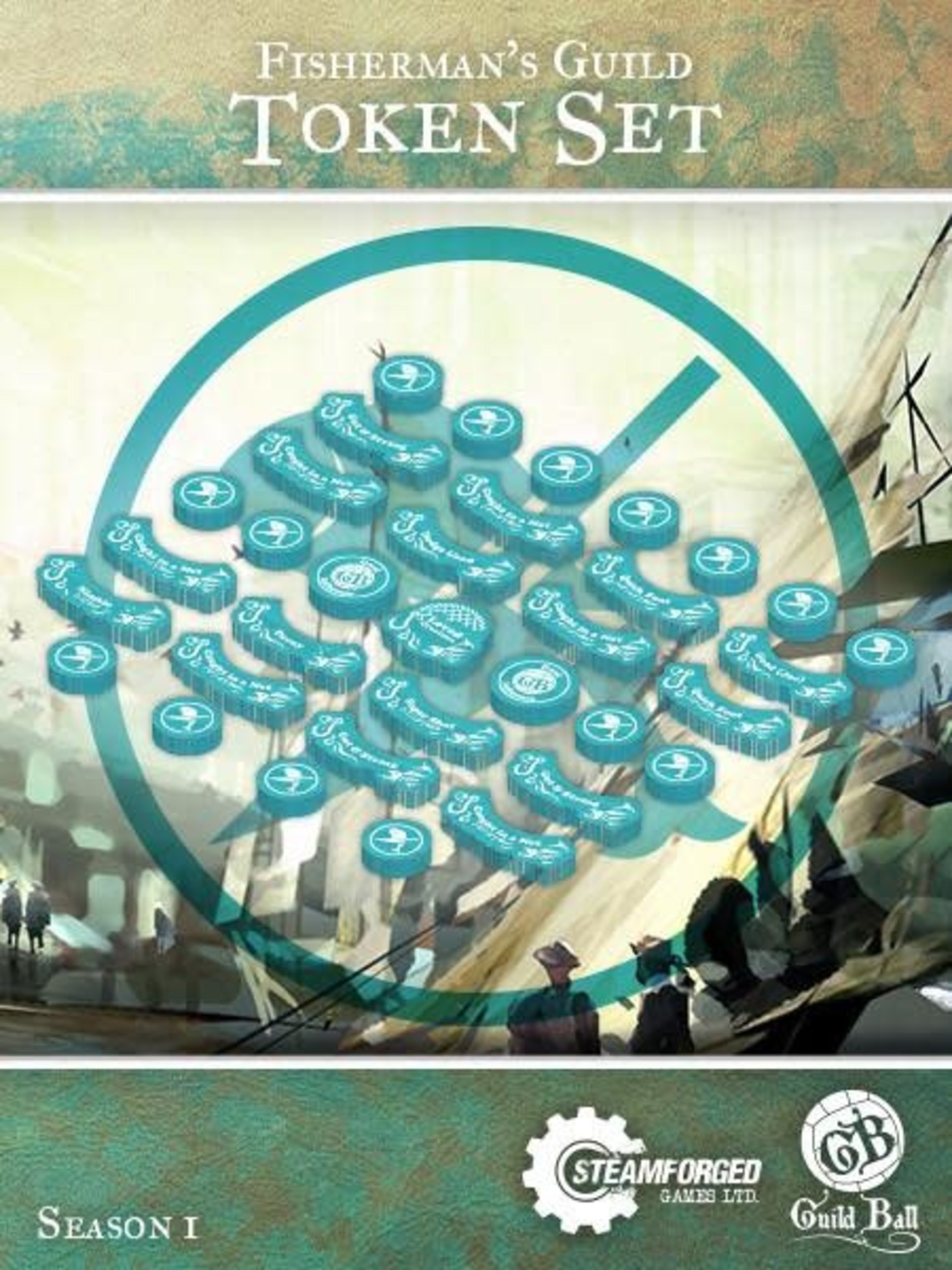 Guild Ball Fisherman's Guild Token Set - Family Time Games