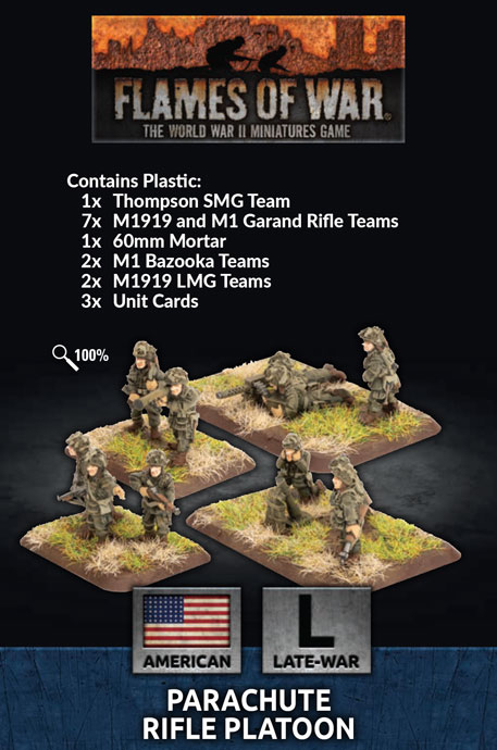 Flames of War Flames of War: US- Parachute Rifle Platoon (late ...