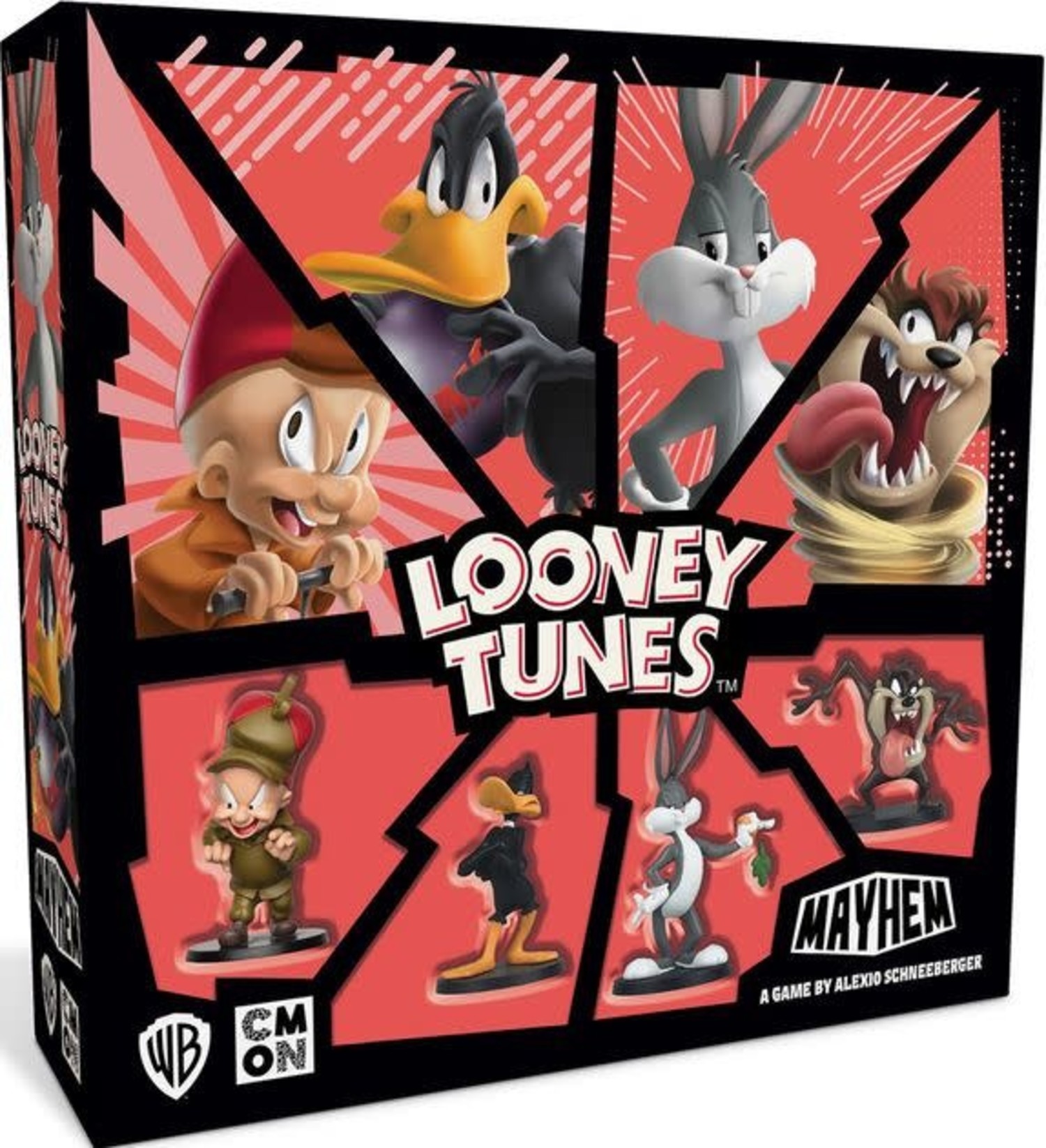CMON Mayhem Loony Tunes (2 boxes) Kickstarter Edition - Family Time Games