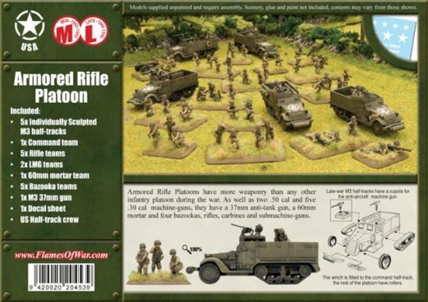 Flames of War: Armored Rifle Platoon - Family Time Games