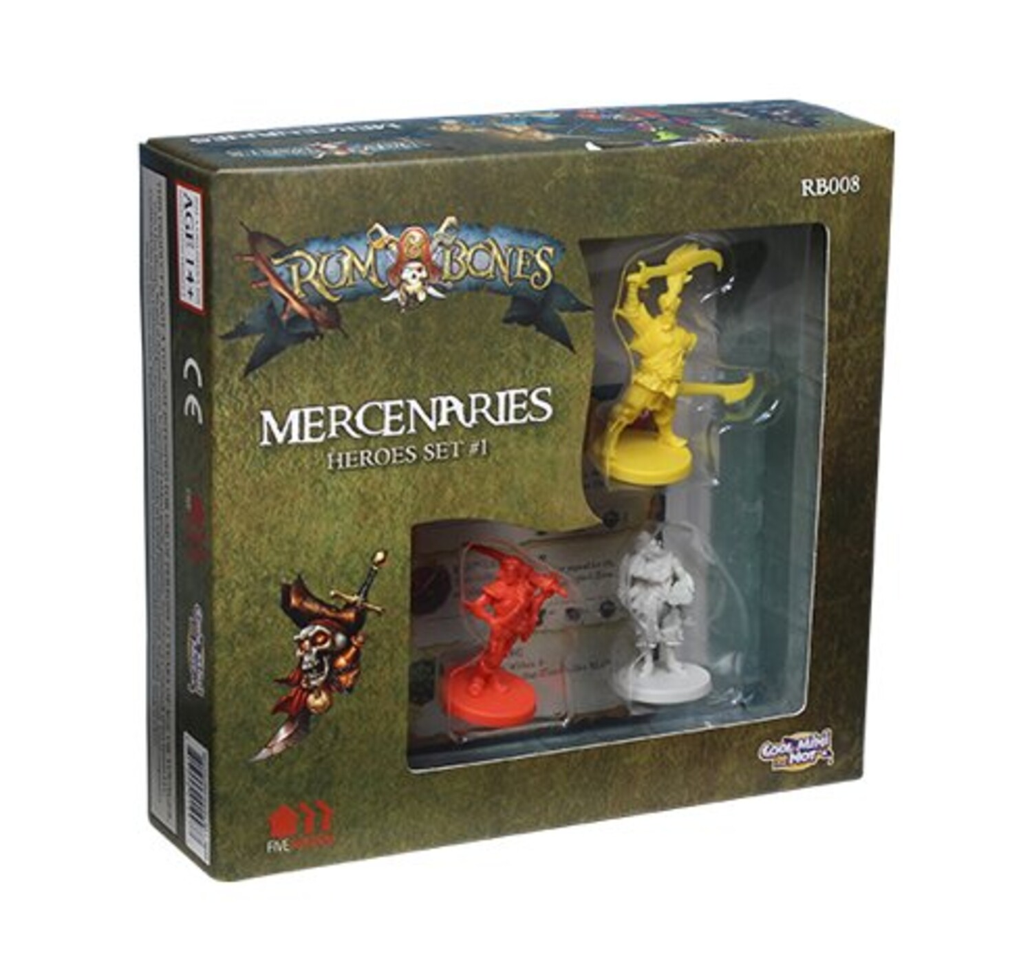 Rum & Bones: Mercenaries Hero Set #1 - Family Time Games