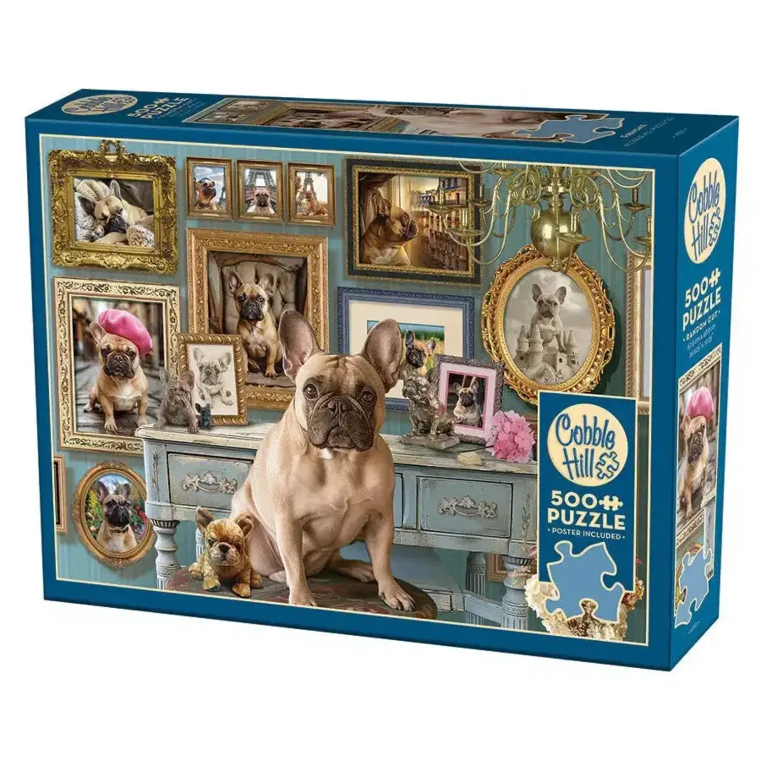 Frenchie (500 pc) puzzle - Family Time Games